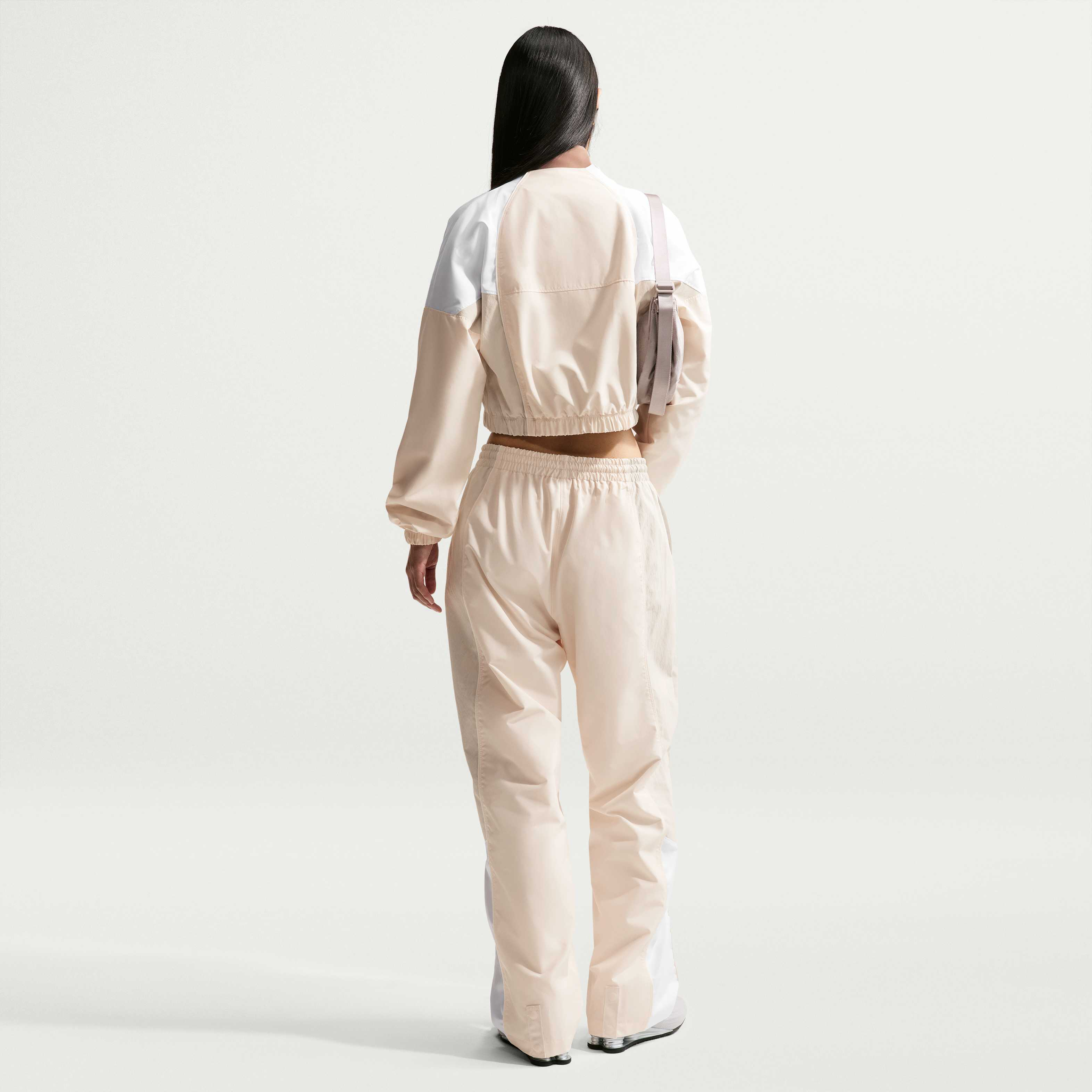 Buy Nike Sportswear Women's Shrunken Tracksuit Jacket - Chalk/White ...