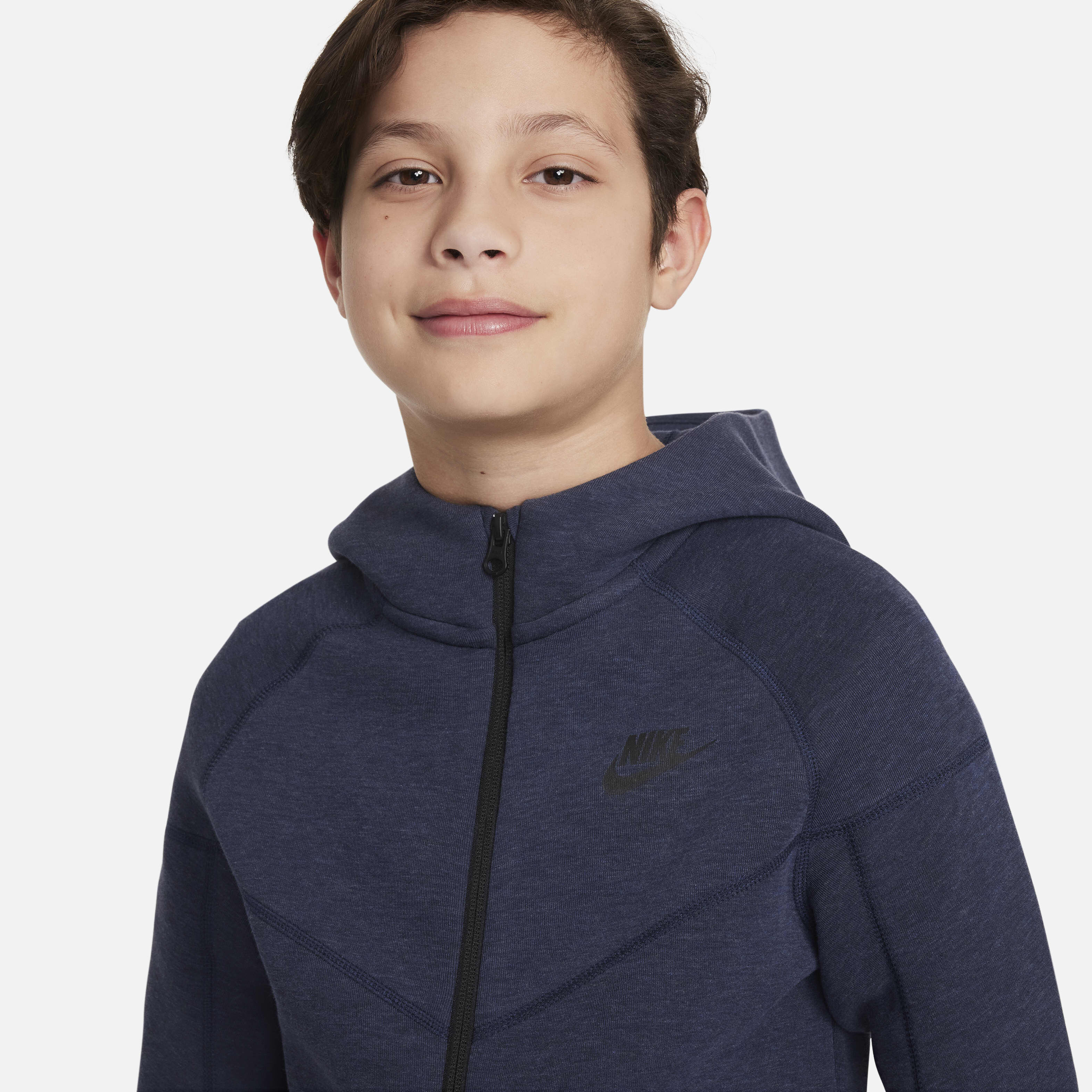Buy Nike Sportswear Tech Fleece Older Kids' (Boys') Full-Zip Hoodie ...