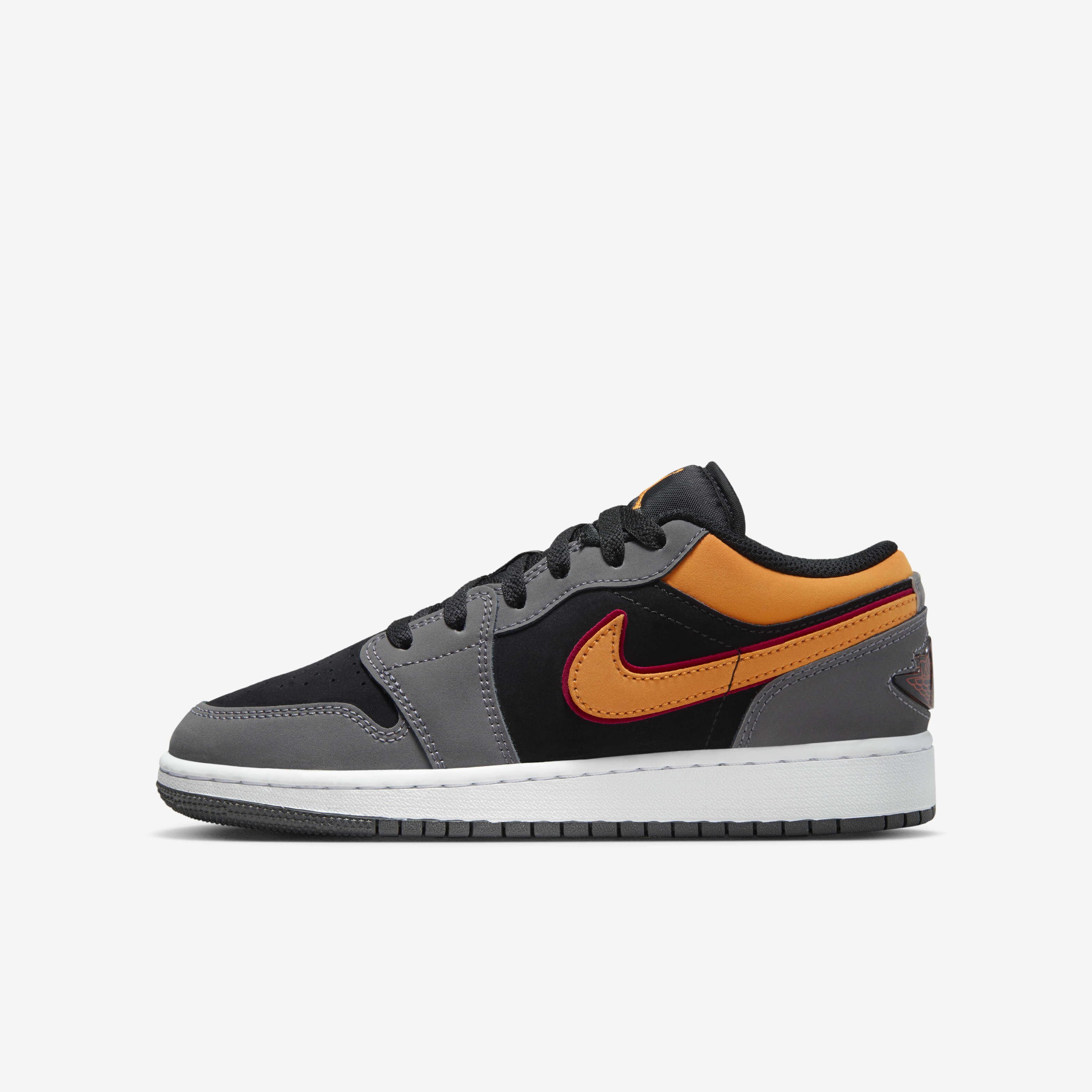 Buy Air Jordan 1 Low SE Older Kids' Shoes - Black/Light Graphite ...
