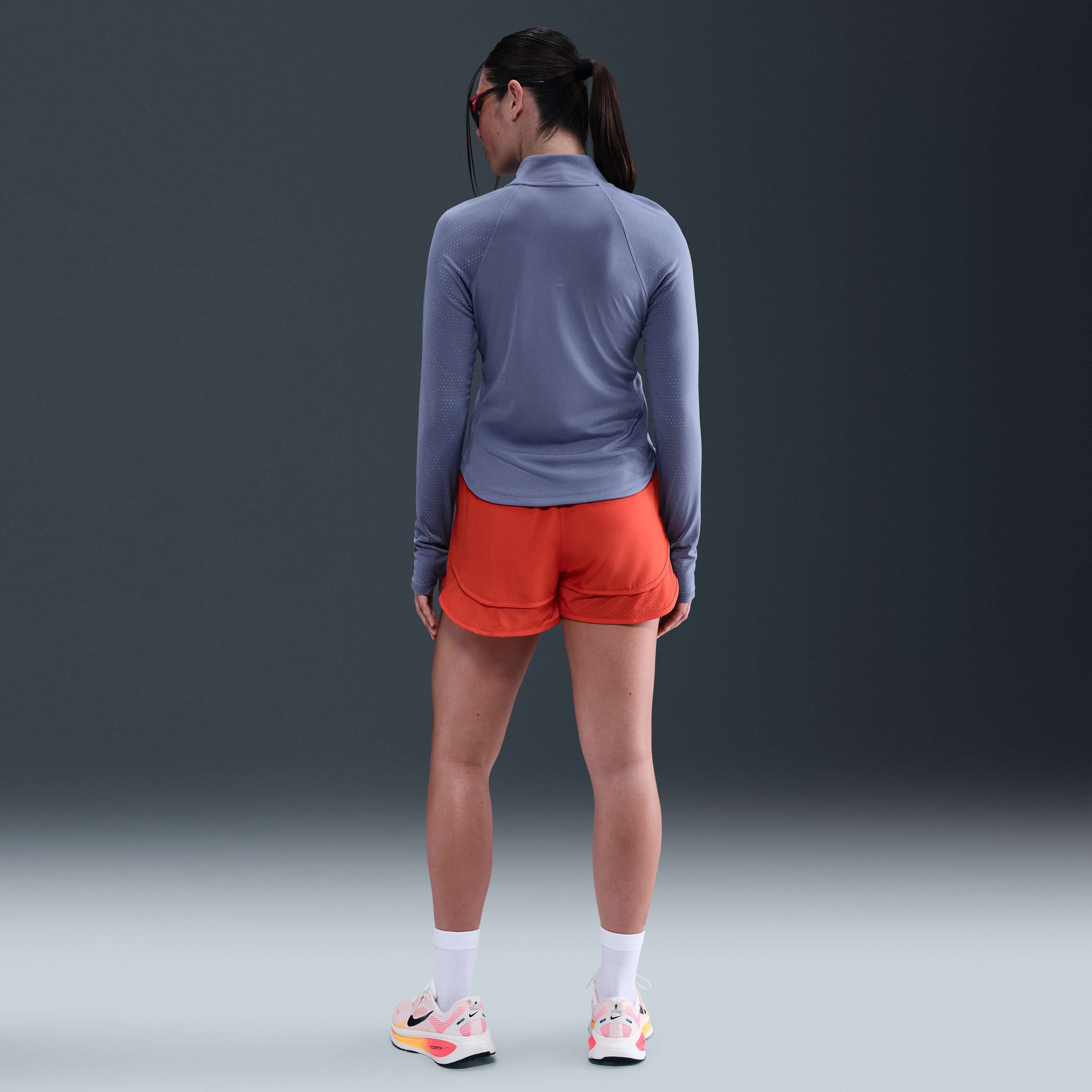 Buy Nike Tempo Flash Women's Dri-FIT 1/4-Zip Running Top - World Indigo ...