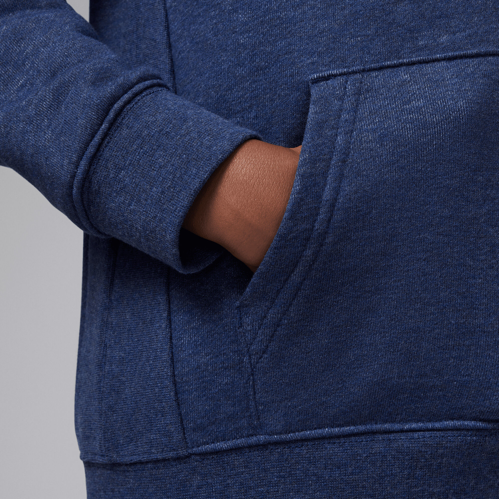 Buy Jordan Little Kids' PE French Terry Crew - Midnight Navy/Heather ...