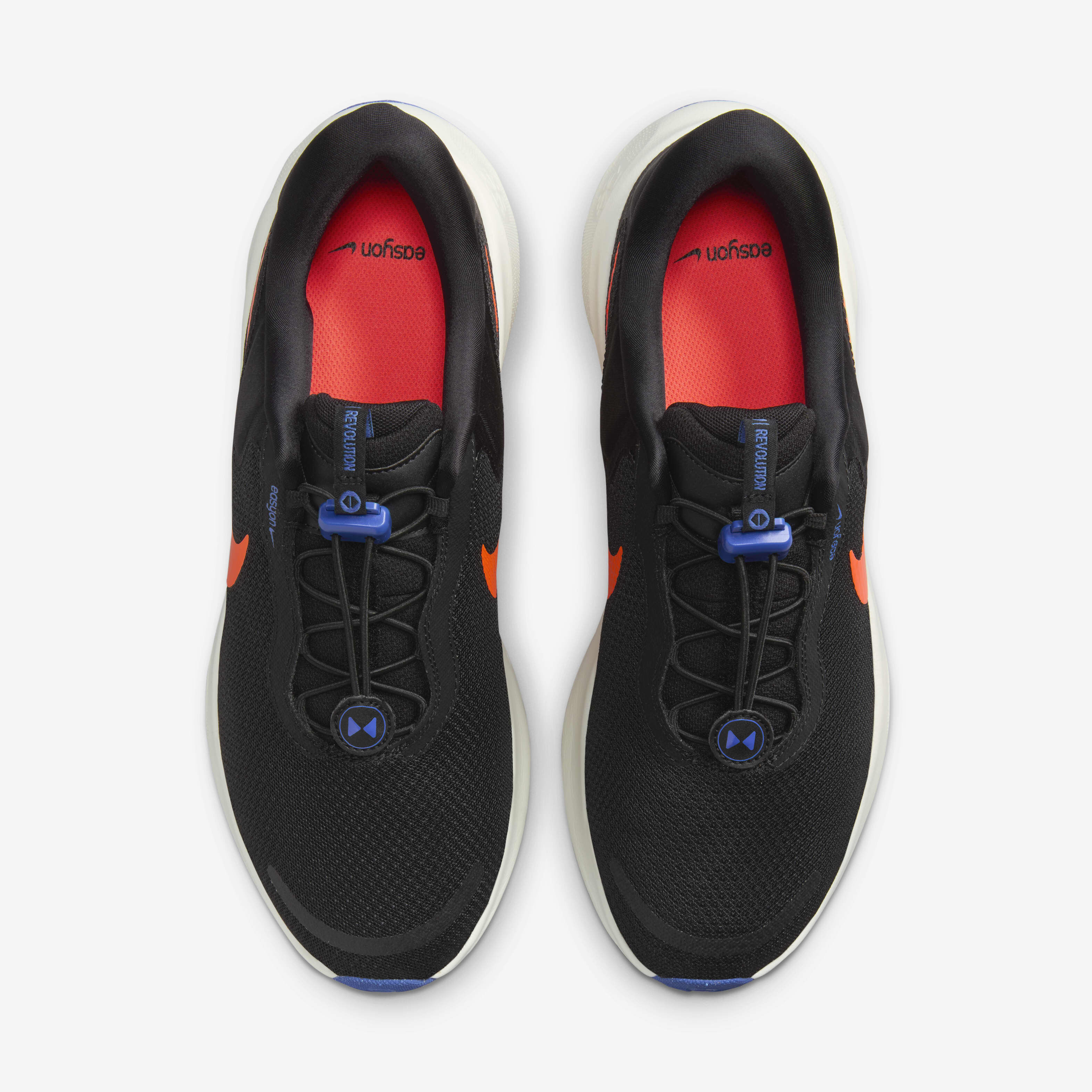 Buy Nike Revolution 7 EasyOn Men's Road Running Shoes - Black/Astronomy ...