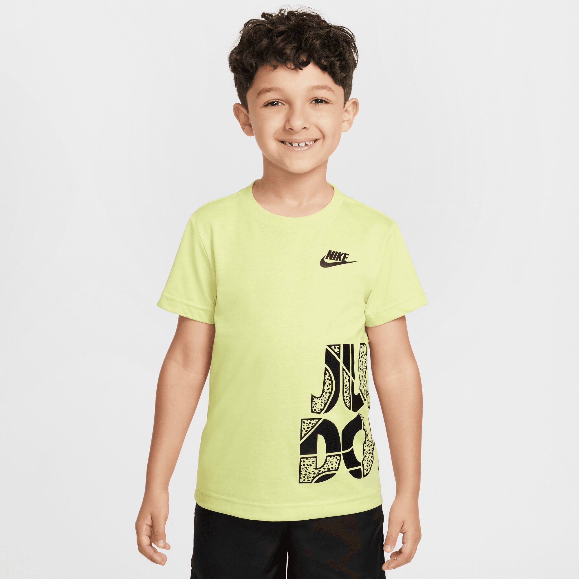 Buy Nike Little Kids' "Just Do It" Wrap T-Shirt - Light Lemon Twist ...