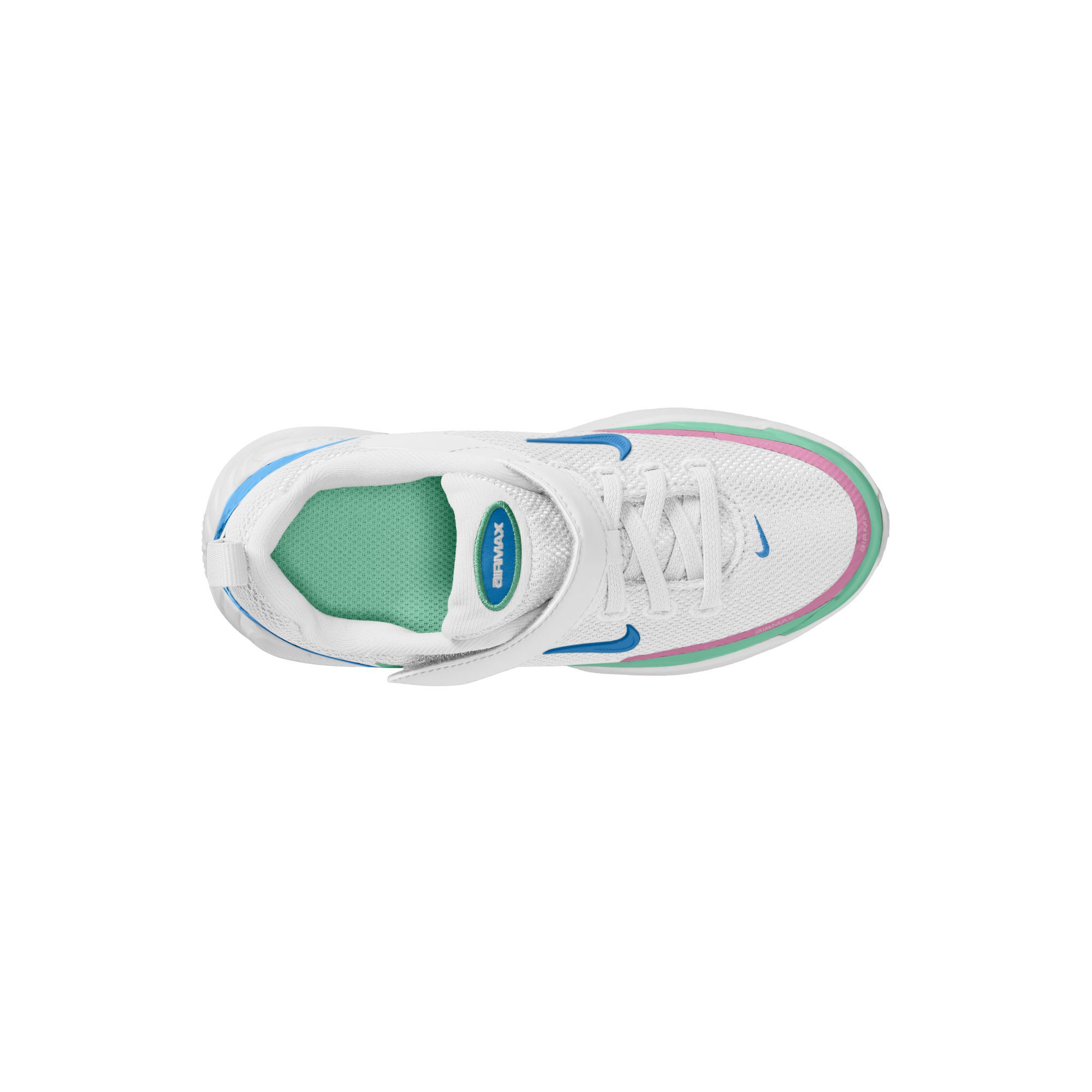 Buy Air Max Bia Younger Kids' Shoes - White/Football Blue/Arctic Green ...