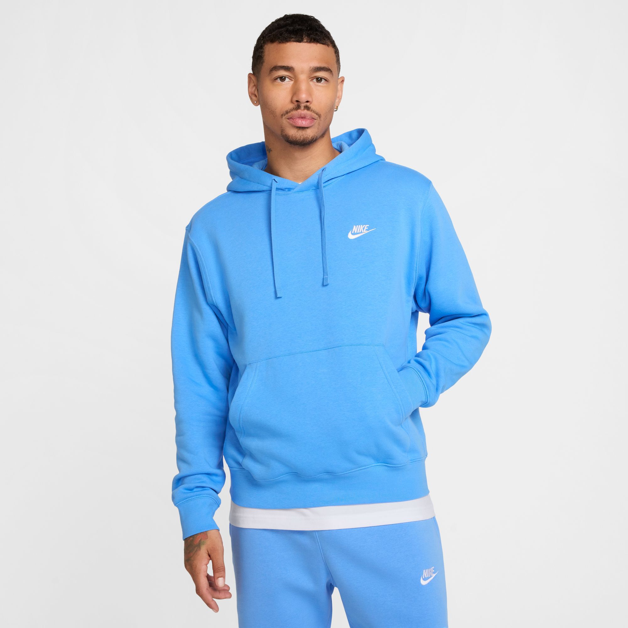 Buy Nike Sportswear Club Fleece Pullover Hoodie - University Blue ...