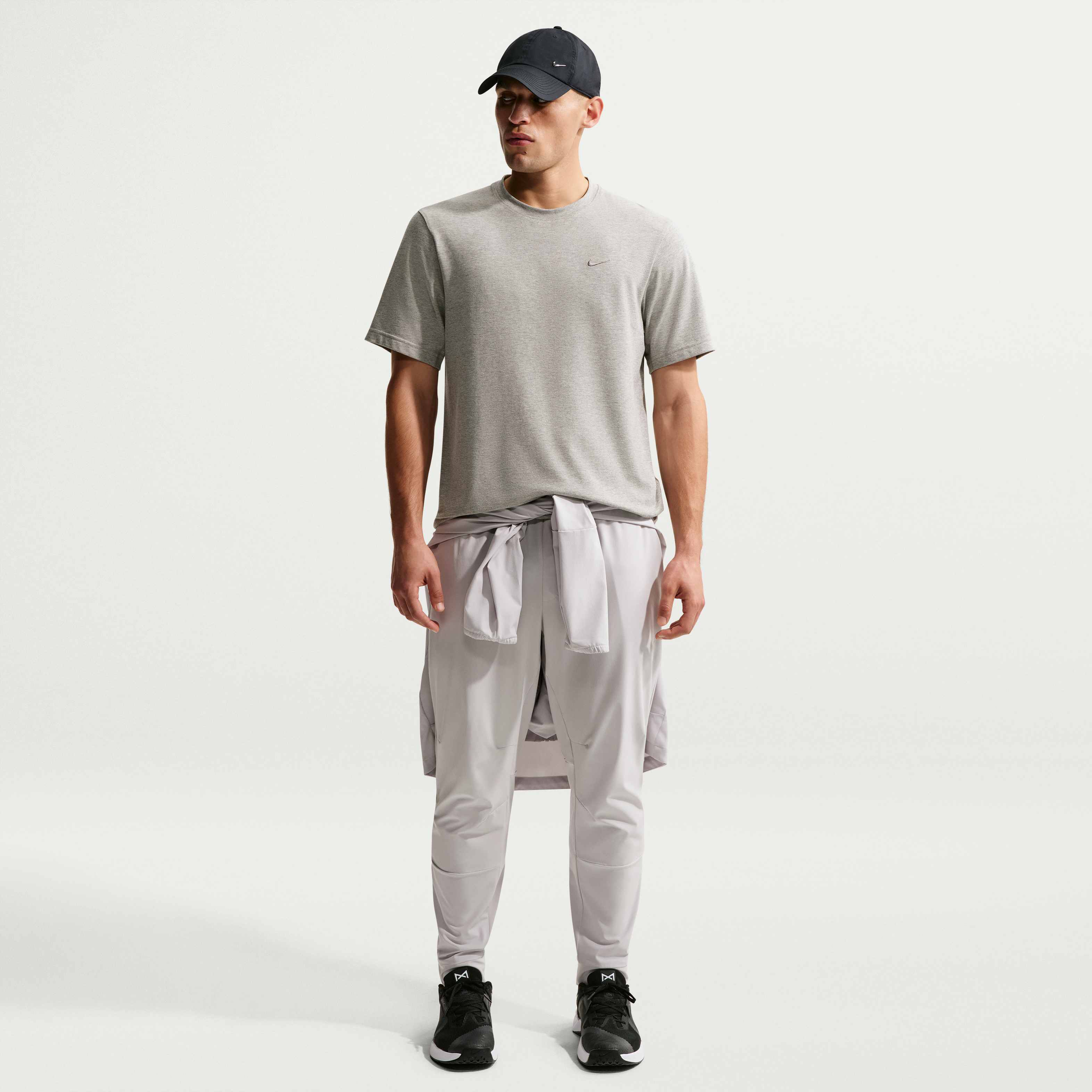 Buy Nike Unlimited Men's Dri-FIT Zip Cuff Versatile Trousers - Grey Fog ...