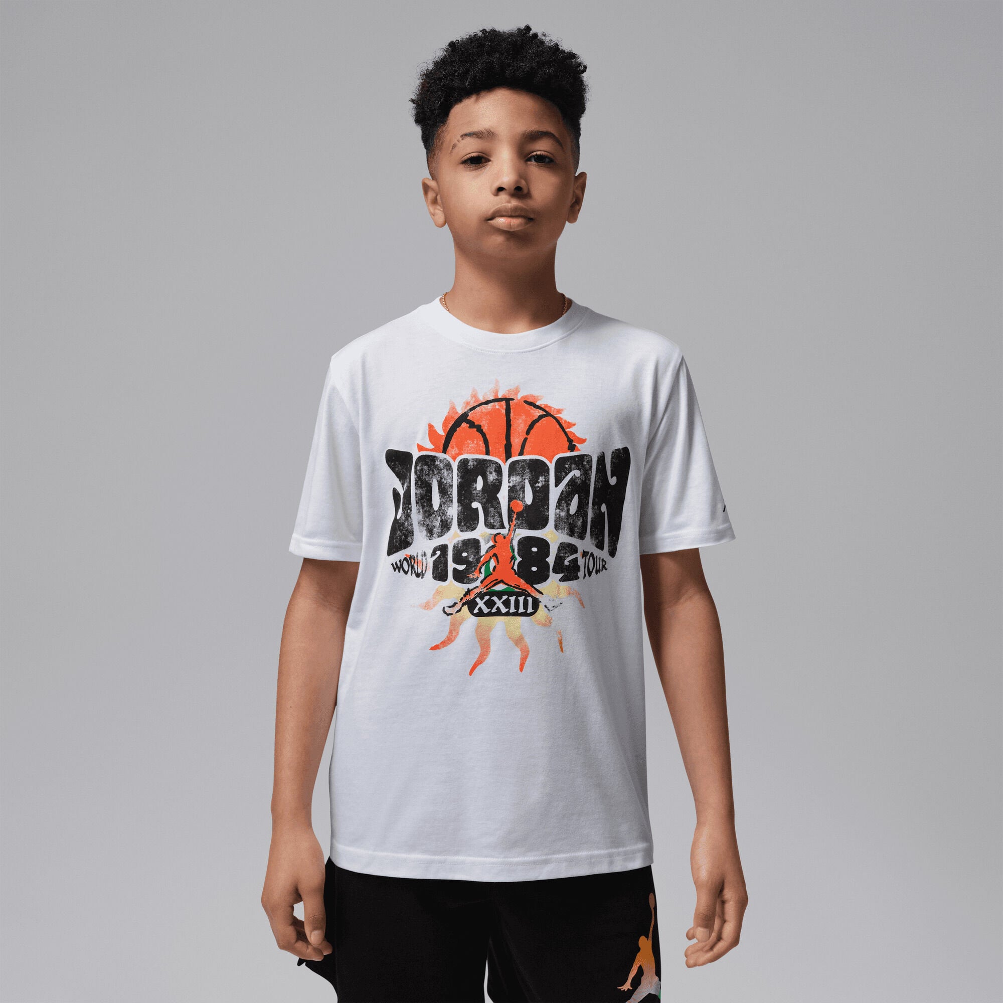Buy Jordan Super Splash Big Kids' Paint Spill Jumpman T-Shirt - White ...