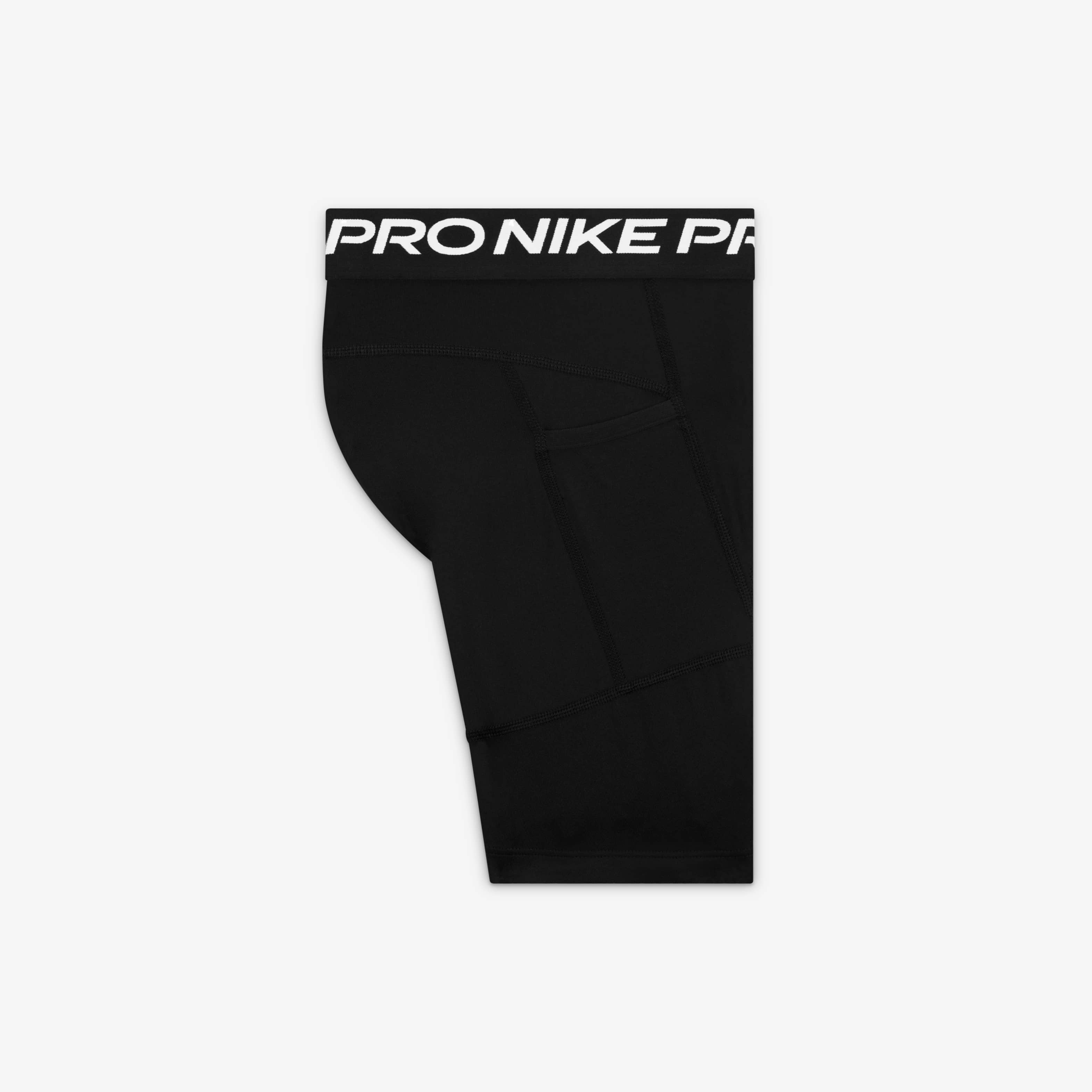 Buy Nike Pro Dri-FIT Older Kids' (Boys') Shorts - Black/White @ Nike Qatar